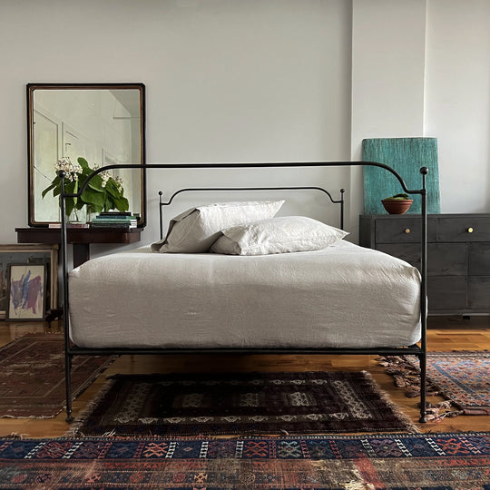 Linen Bed Sheet Set | Ivory | https://www.linoto.com